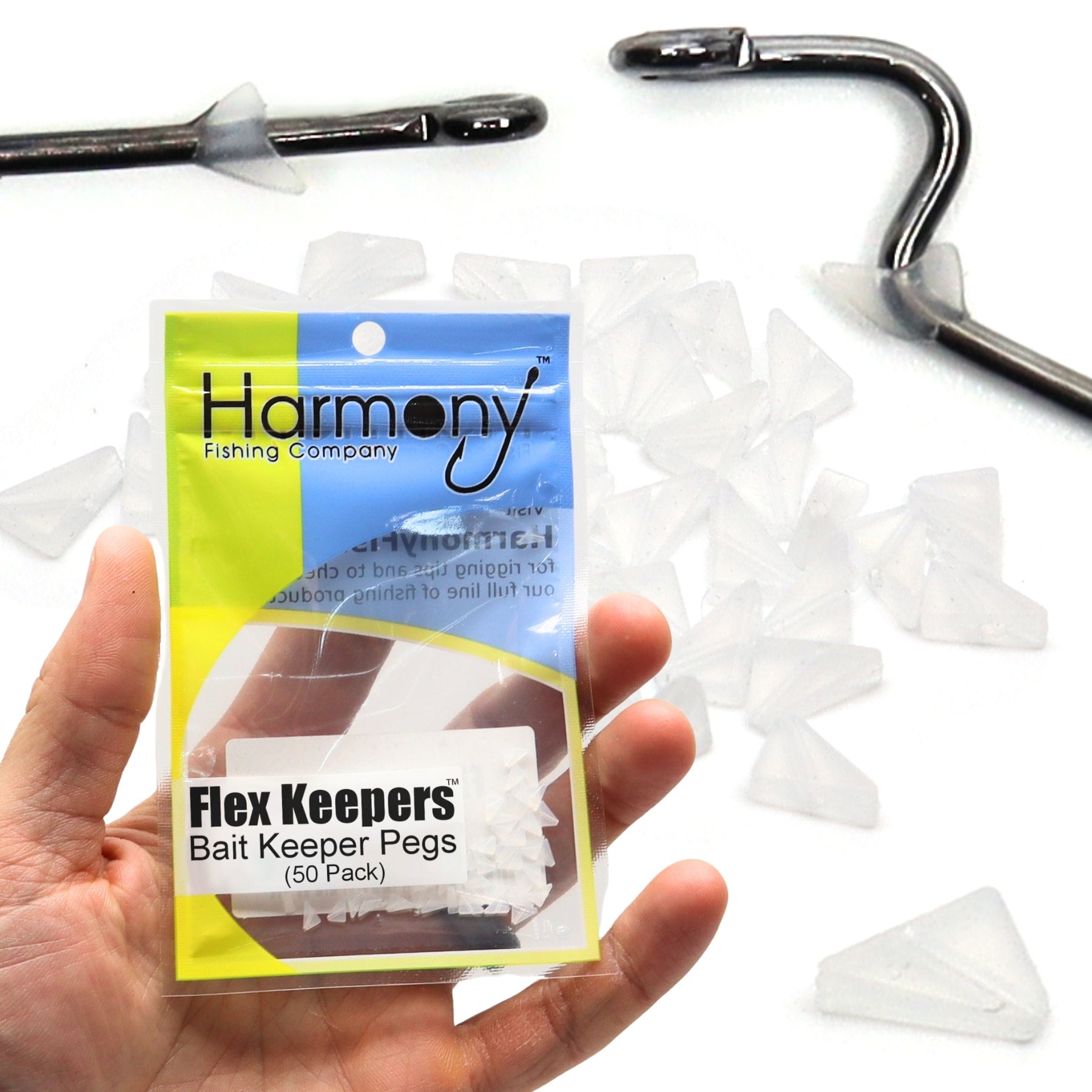 Harmony Fishing – Flex Keepers (50 Pack) – Adjustable Bait Keepers for ...